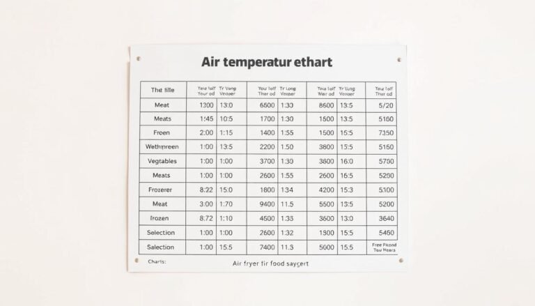 Air Fryer Cooking Times and Temperature Cheat Sheet | Complete Guide ...